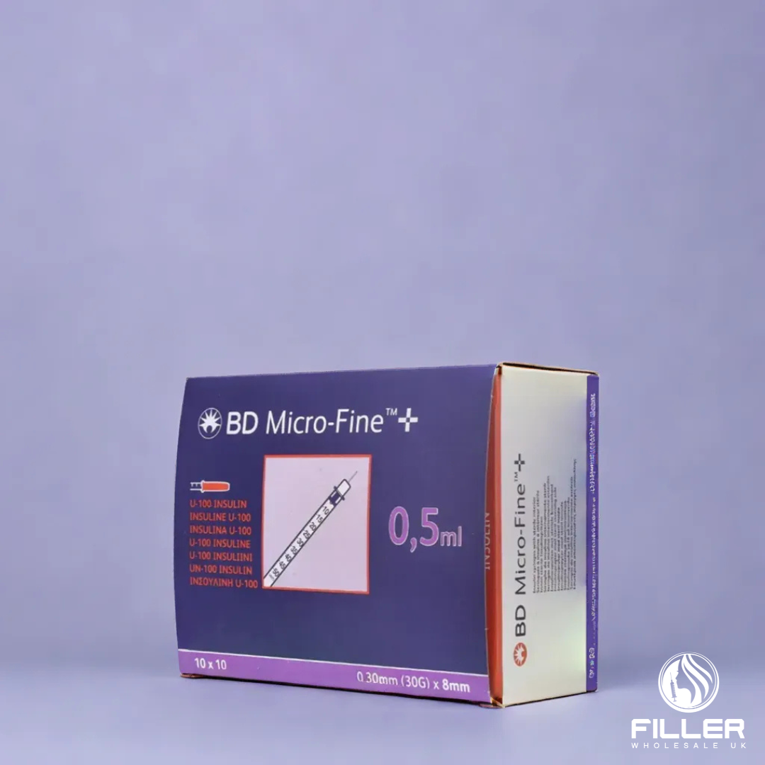 BD Fine Insulin Syringe | 30G 8mm Micro-Fine Needle (100 Units/mL ...